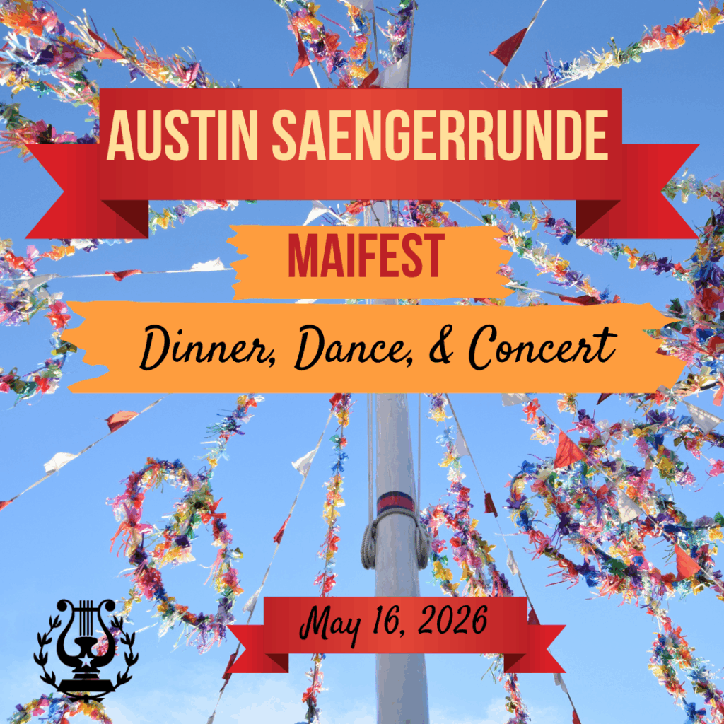 Maifest Dinner, Dance & Concert 2026 - Austin Saengerrunde